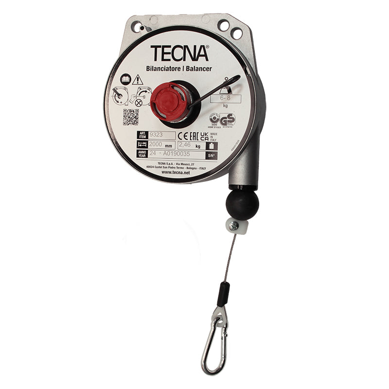 TECNA Tool Balancer 9323(13.2 to 17.6lb, 6.6feet) light-duty retractor – www.toolbalancersusa.com