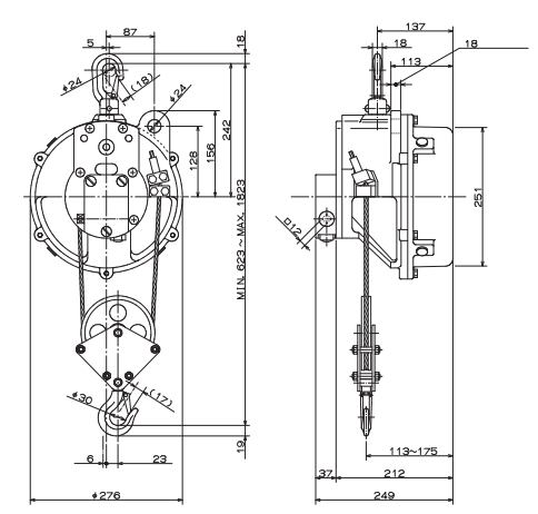 Balancer ENDO ETP-15 (309 to 375lb, 3.9ft) – www.toolbalancersusa.com