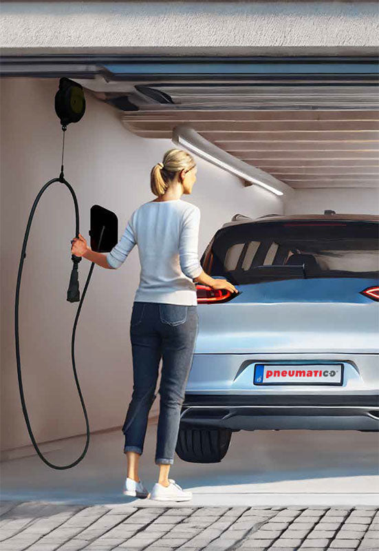 Level 2 EV Charger Cable Retractor EVP153L30 with ratchet lock – www ...