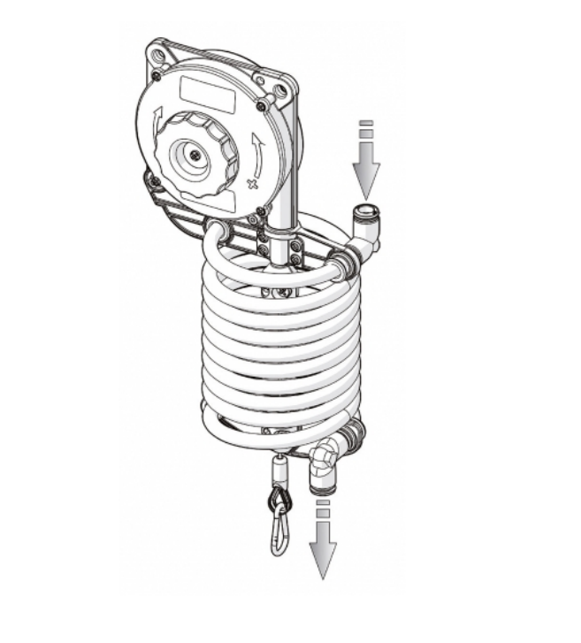 Tool Balancer with air hose ZECA 632AIR 4.4 - 6.6lb 63" – www ...